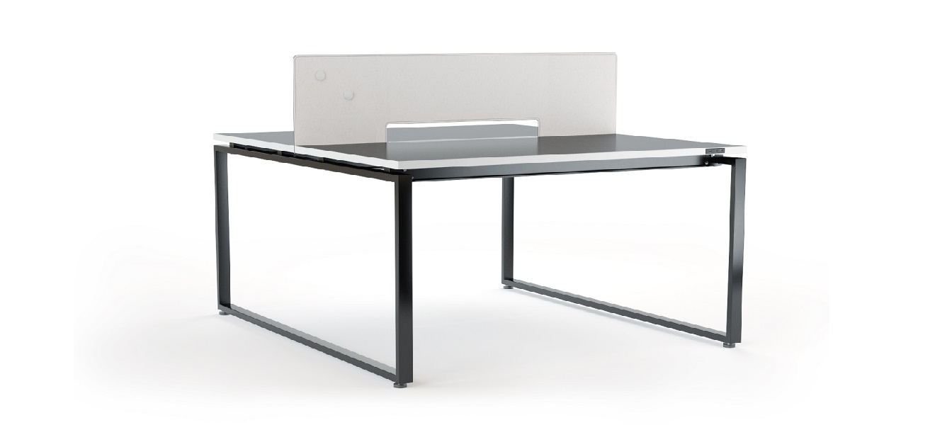 2-seat lbench desk Smart Office chipboard / Office desks / Catalog