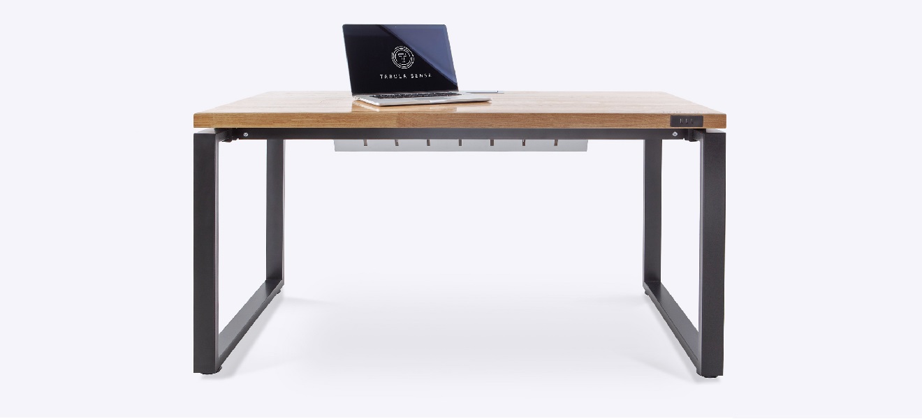 Smart Office rectangular desk with an oak top / Office desks / Catalog